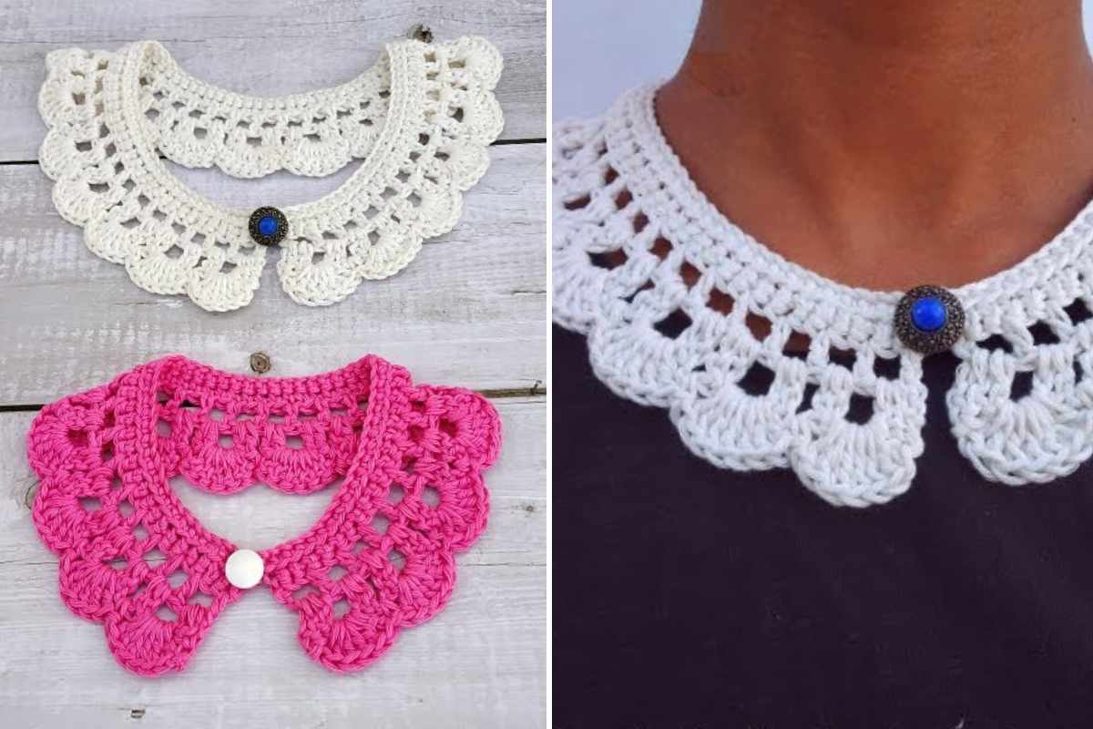 Crochet Elegance - Vintage Lace Collar in Any Size