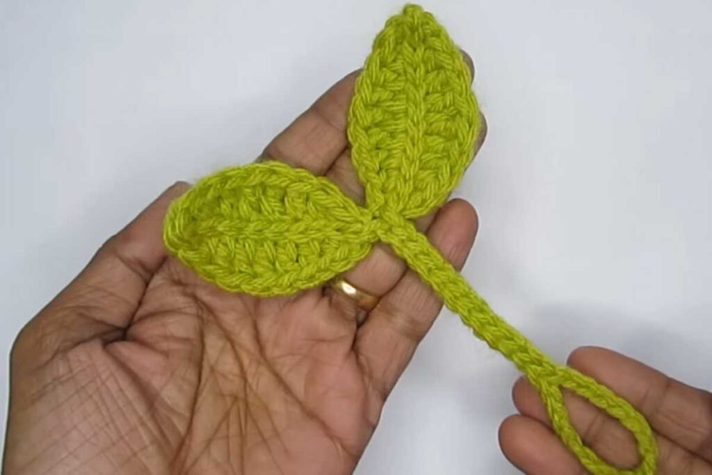 How to Crochet Leaf Sprout – BEGINNER FRIENDLY – Crochet With YOU