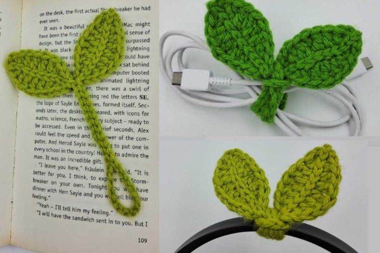 How to Crochet Leaf Sprout - BEGINNER FRIENDLY