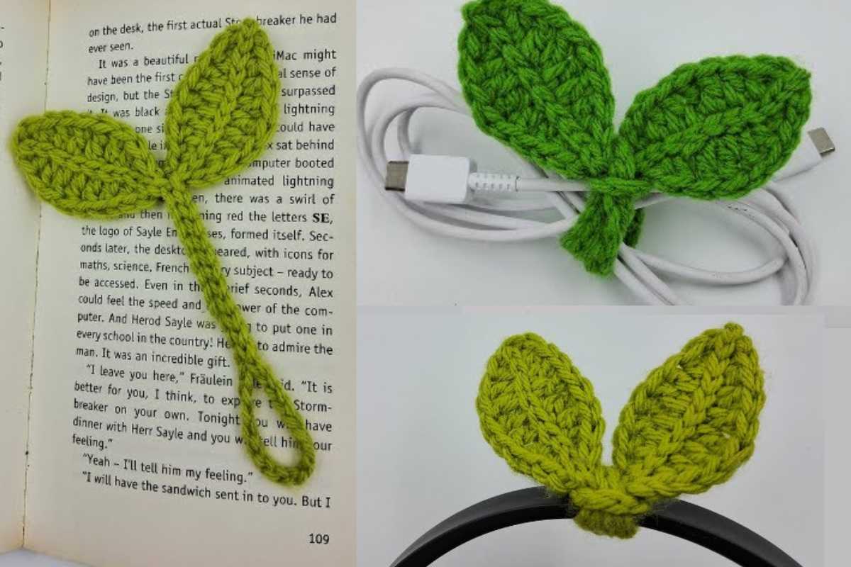 How to Crochet Leaf Sprout – BEGINNER FRIENDLY – Crochet With YOU